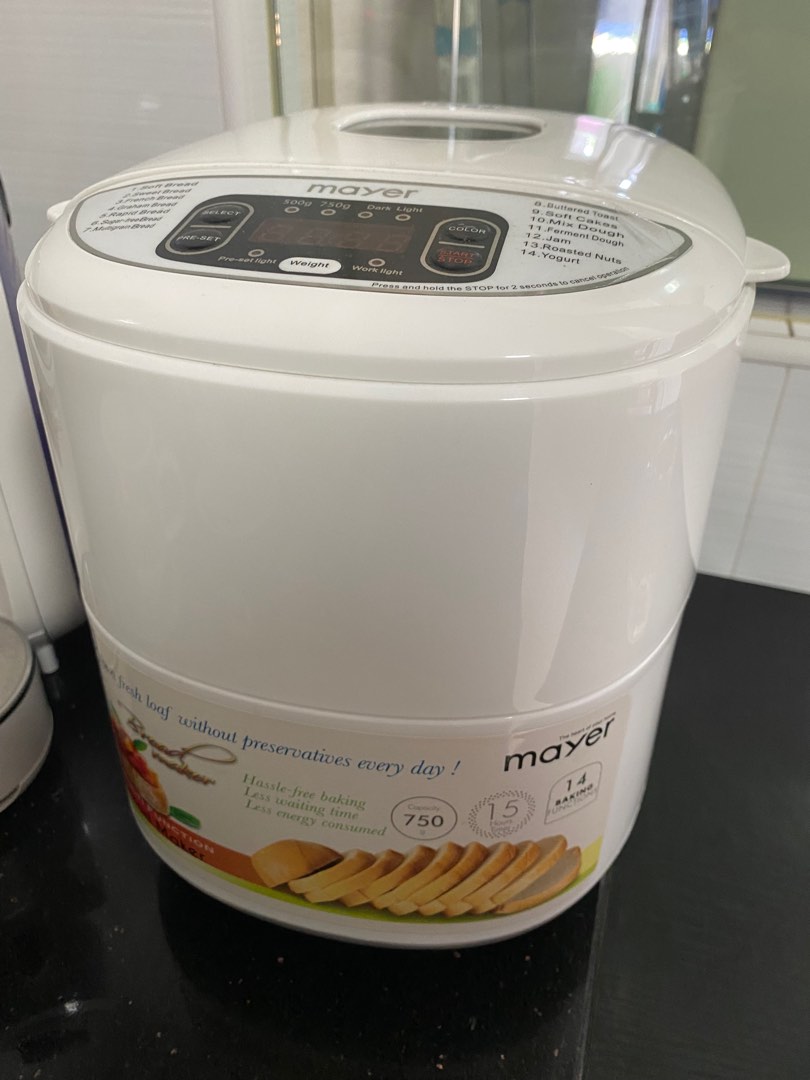 Mayer Bread Maker, TV & Home Appliances, Kitchen Appliances ...