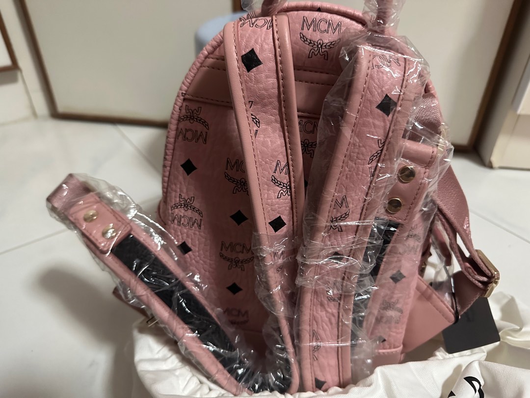 MCM Mini Stark Backpack, Luxury, Bags & Wallets on Carousell