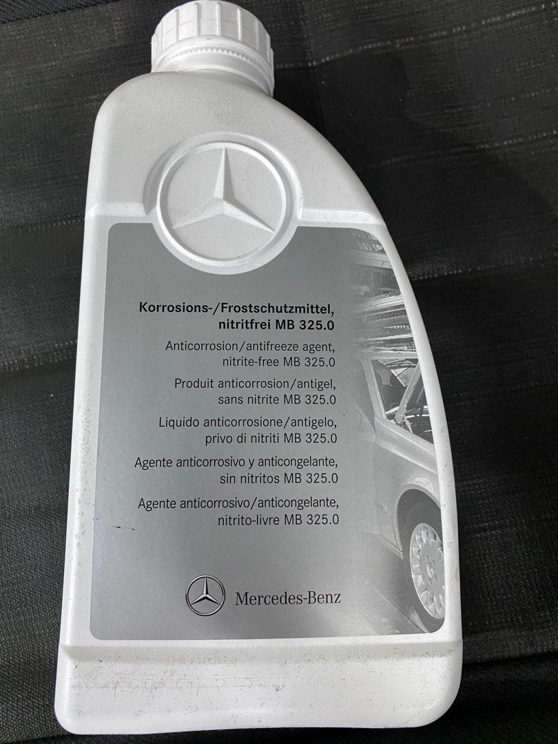 Mercedes Benz 100% Original Coolant (Blue), Car Accessories, Car ...