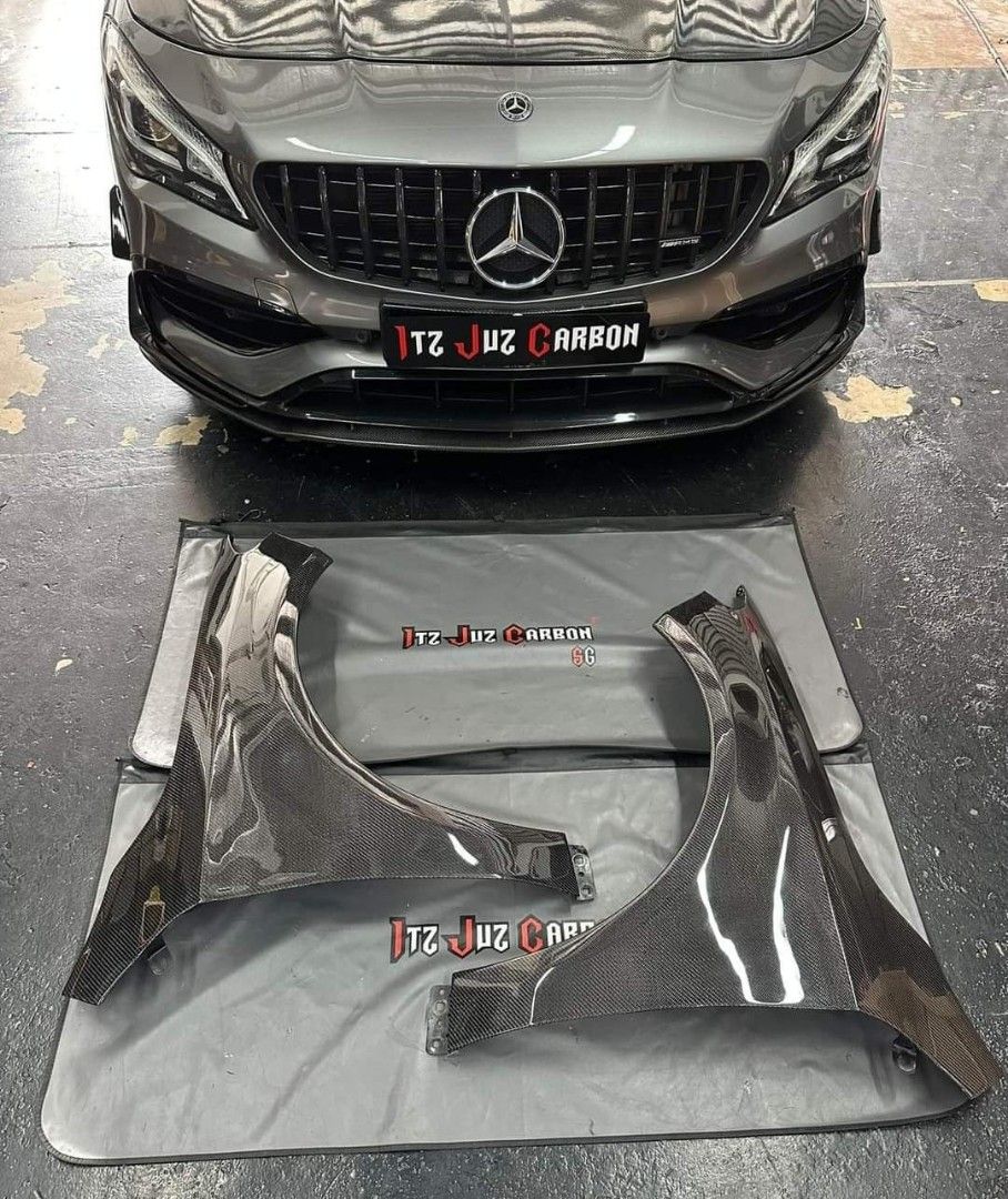 Mercedes W117 CLA Carbon fiber front fender, Car Accessories ...