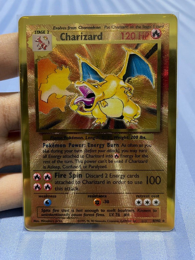 Metal Charizard, Hobbies & Toys, Toys & Games on Carousell