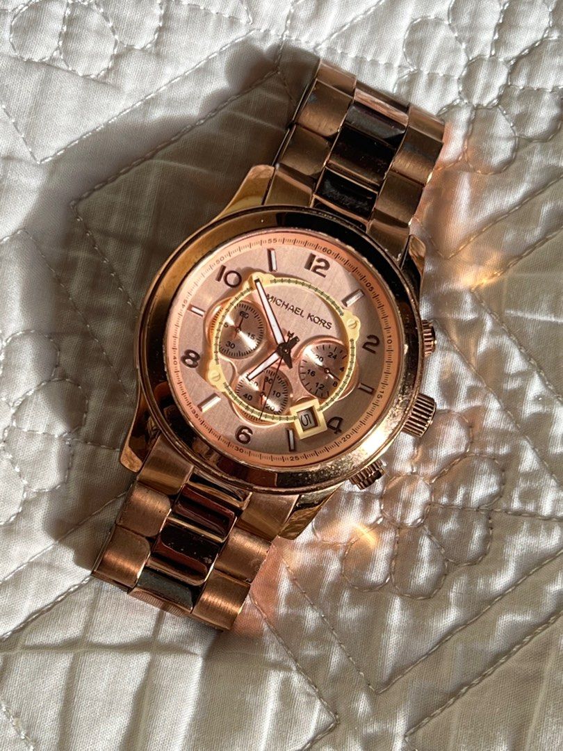 Michael Kors Rose Gold Watch On Carousell