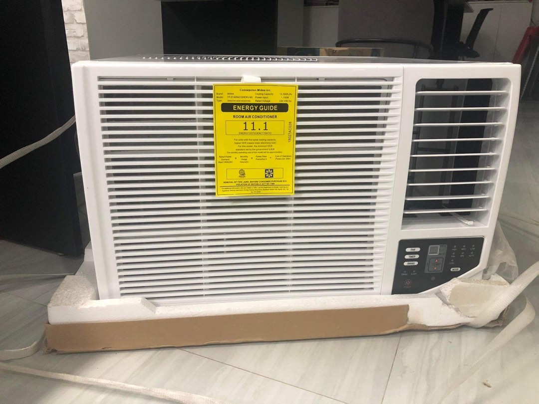 Midea 1.5HP non inverter aircon w/ remote, TV & Home Appliances, Air ...