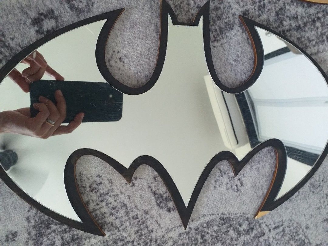 (Free delivery) Miffy rabbit and batman mirrors, Babies & Kids, Baby ...