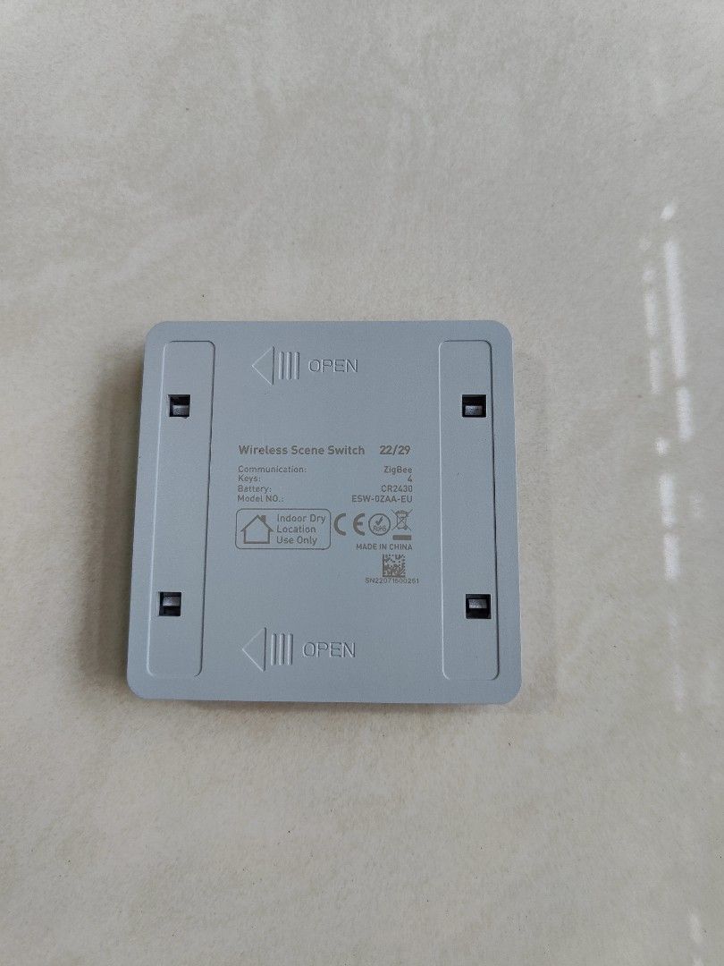 Moes Tuya 4 Gang Zigbee 12 Scene Wireless Grey Remote Switch, TV & Home ...