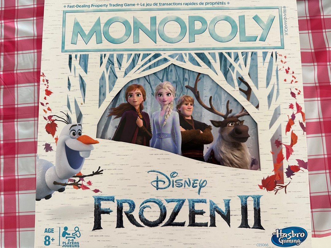 Monopoly Disney Frozen, Hobbies & Toys, Toys & Games on Carousell