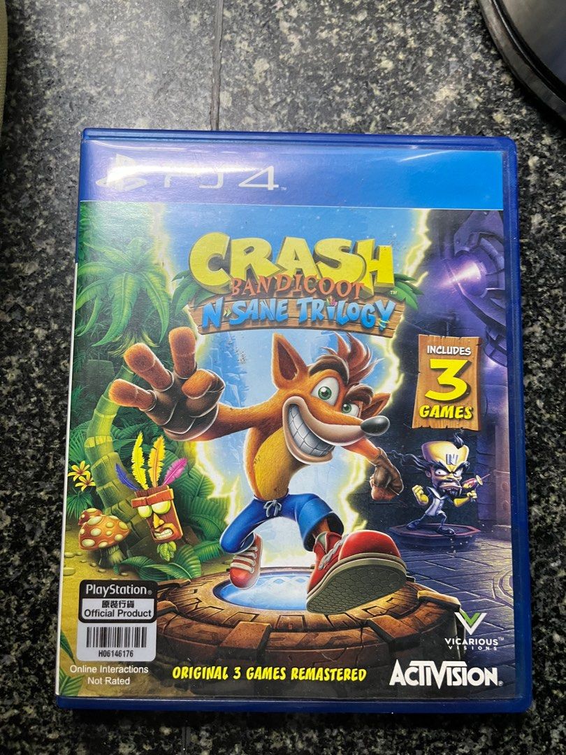 Monster hunter and crash trilogy take both for 800, Video Gaming, Video ...