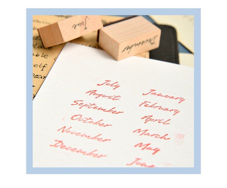 Month stamps, Hobbies & Toys, Stationery & Craft, Stationery & School ...