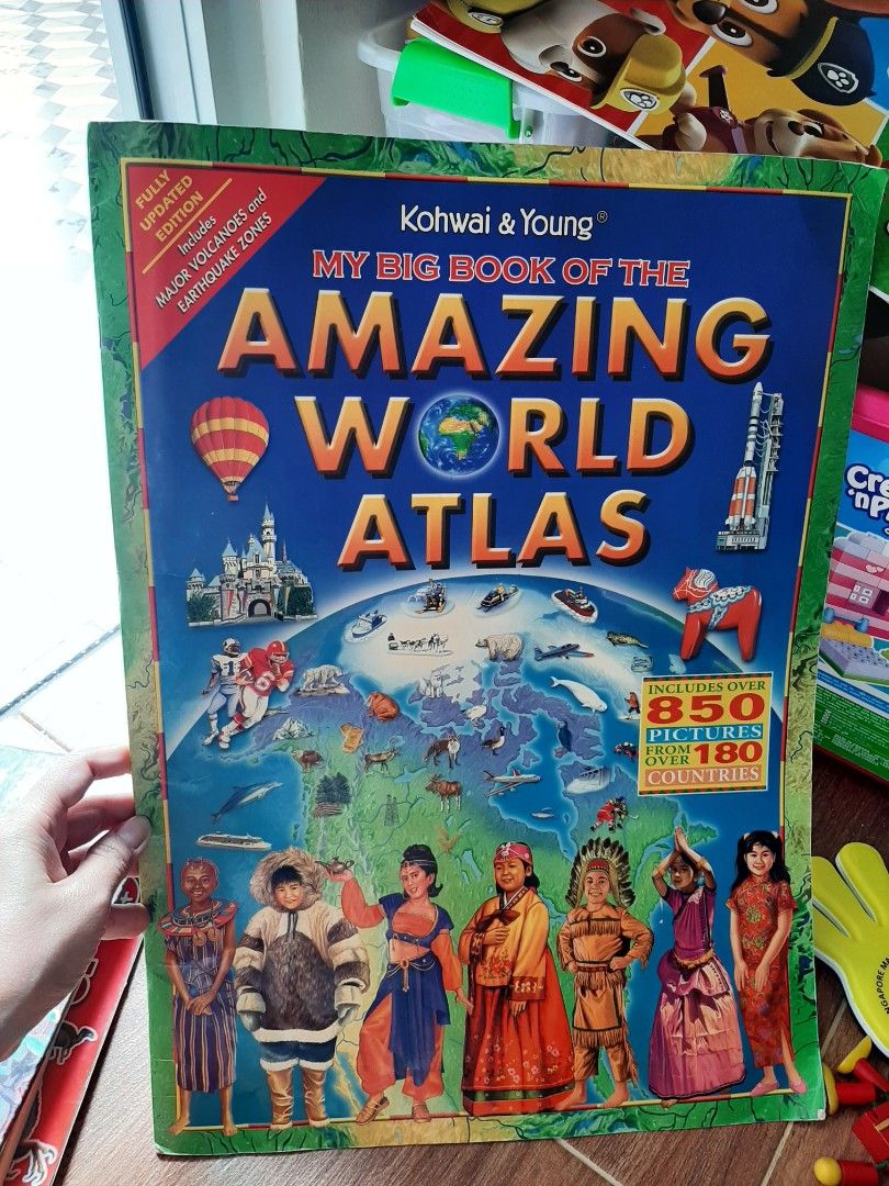 My big book of amazing world atlas, Books & Stationery, Children's ...