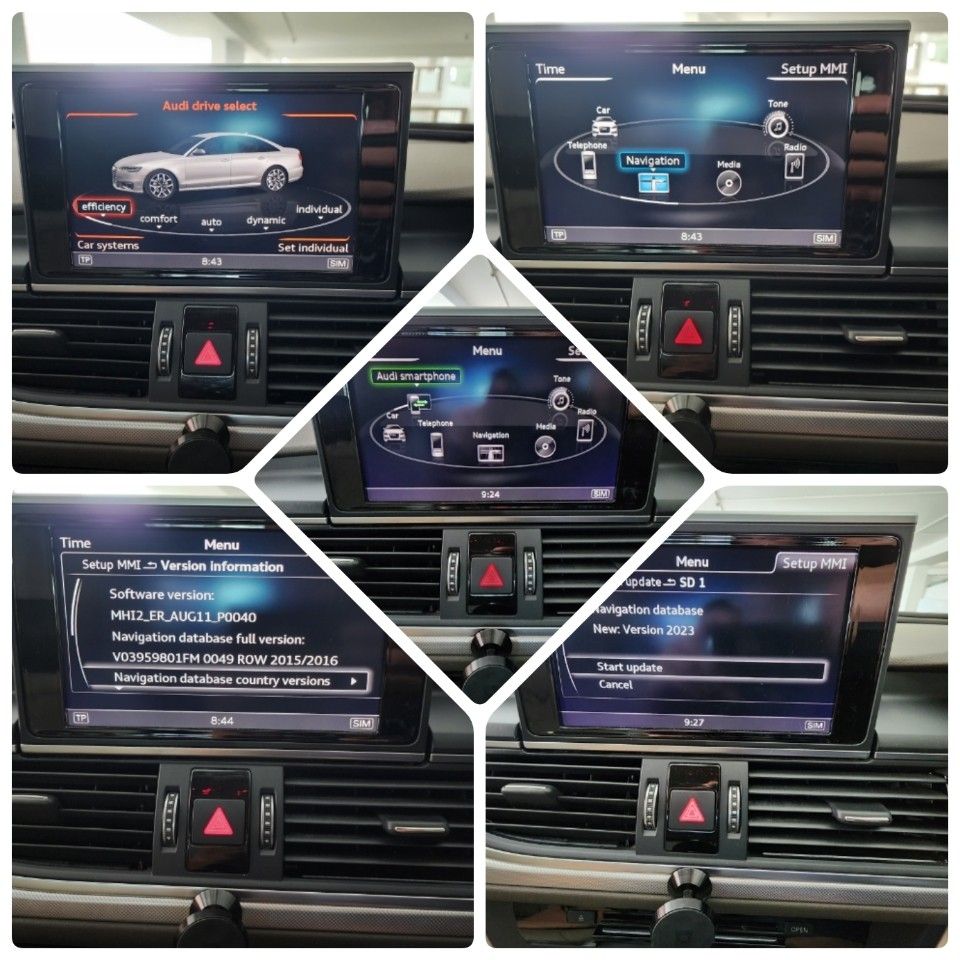 Audi MMI unlock Nagivation Map update for MIB2 A3/ A4/ A5/ A6/ Q5/ Q7 ...
