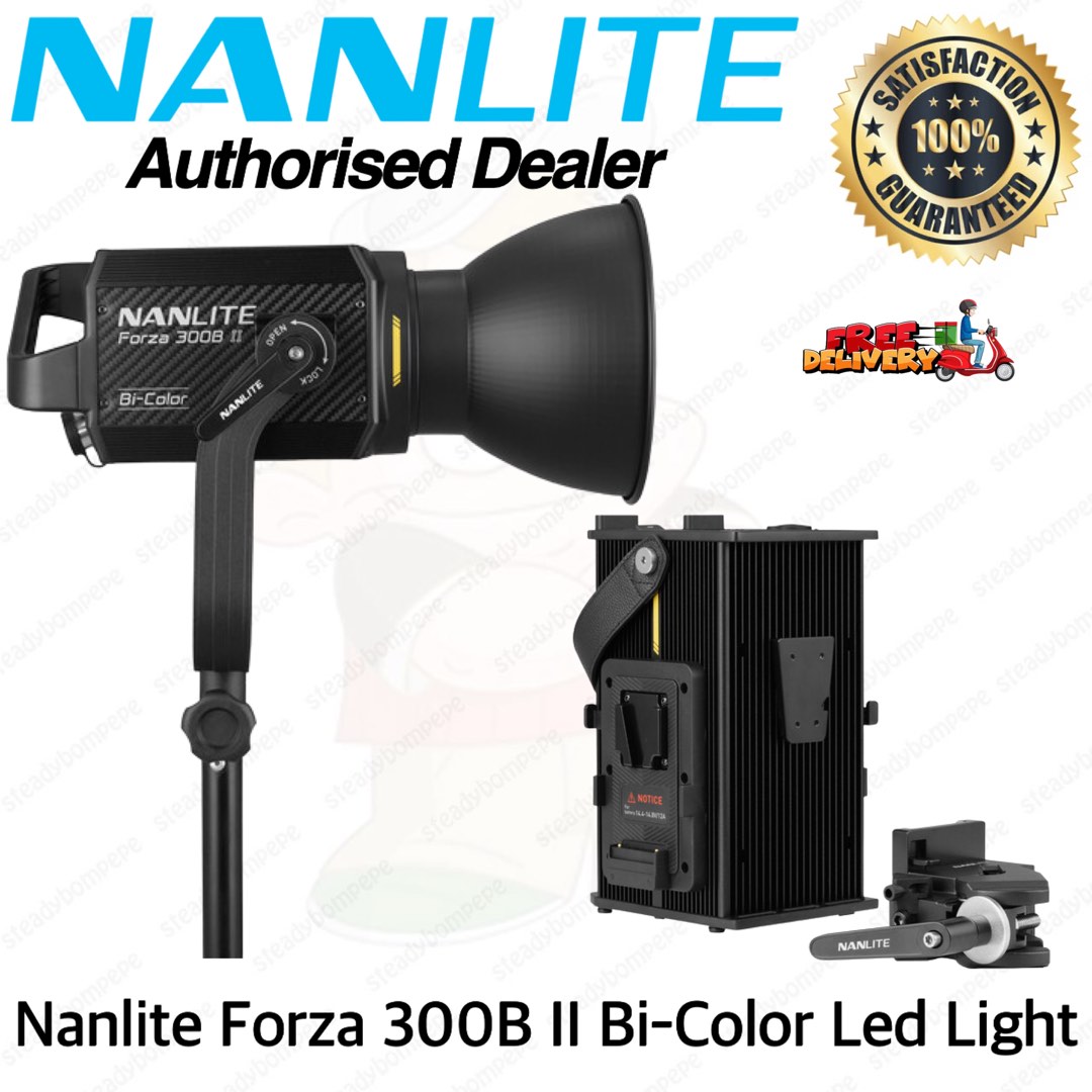 Nanlite Forza 300B II Bi-Color LED Monolight, Photography, Photography ...