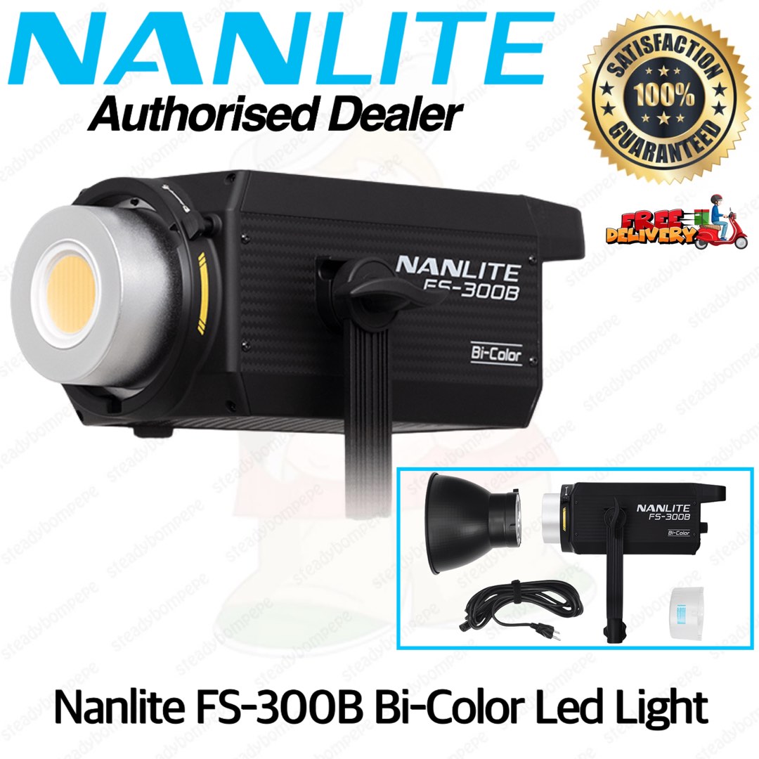 Nanlite FS-300B Bi-Color LED Monolight, Photography, Photography ...