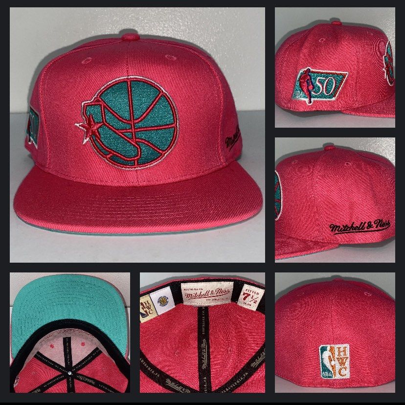 NBA MITCHELL & NESS FITTED CAPS, Men's Fashion, Watches & Accessories ...