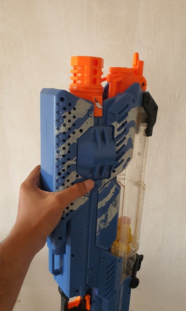 Nerf rival nemesis MXVII-10K - with high speed mod, Hobbies & Toys ...