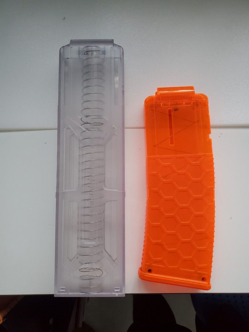 Nerf worker Streamline mags 40 rounds & 15 rounds, Hobbies & Toys, Toys ...