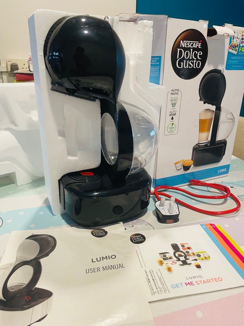 Nescafe Dolce Gusto Lumio Home Cafe Capsule Coffee Machine, TV & Home ...