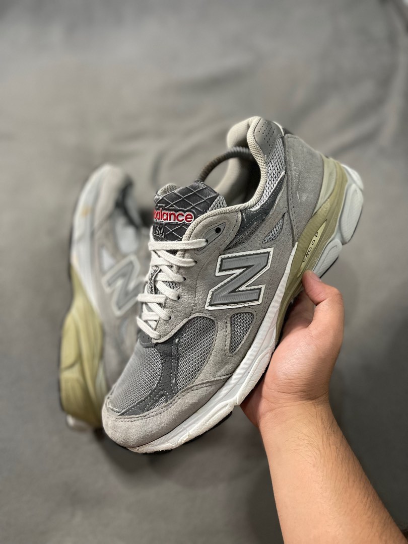 New Balance 990 v3 Grey, Men's Fashion, Footwear, Sneakers on Carousell