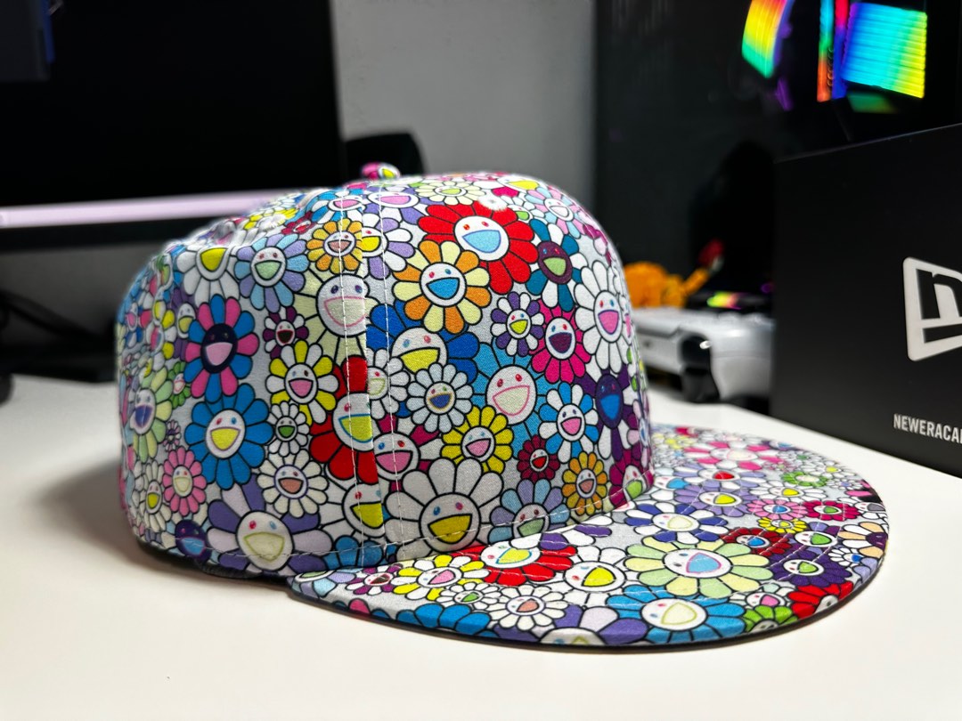 New Era x Takashi Murakami 59fifty fitted cap, Men's Fashion, Watches ...
