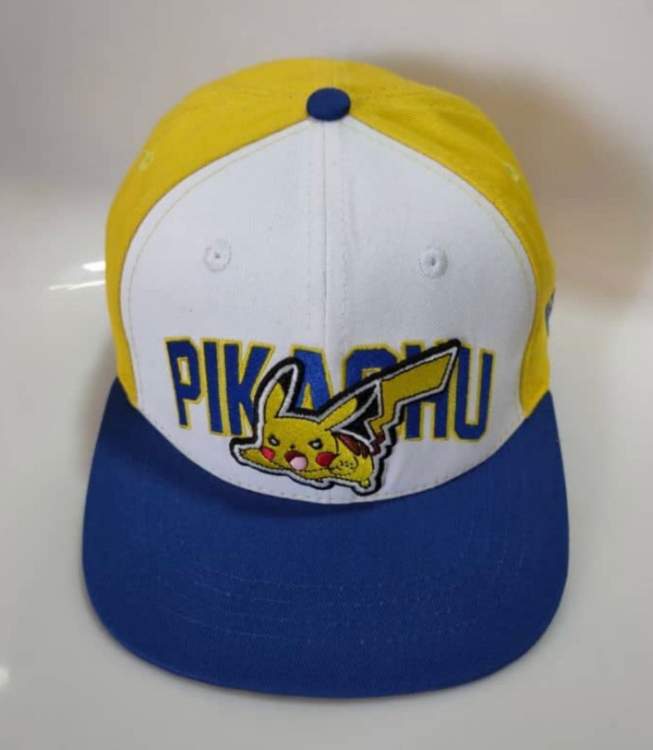 New kids & adult cap couple Pikachu, Men's Fashion, Watches ...