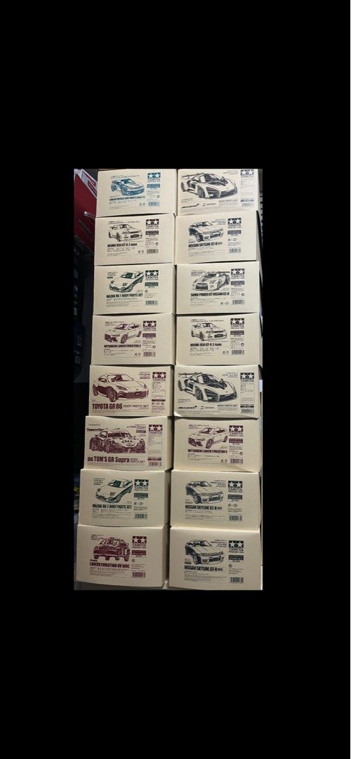 NEW READY STOCKS!! Tamiya Body and Kits Arrived - Bodyshells and TT02 / TT02D kits - Brand new ...