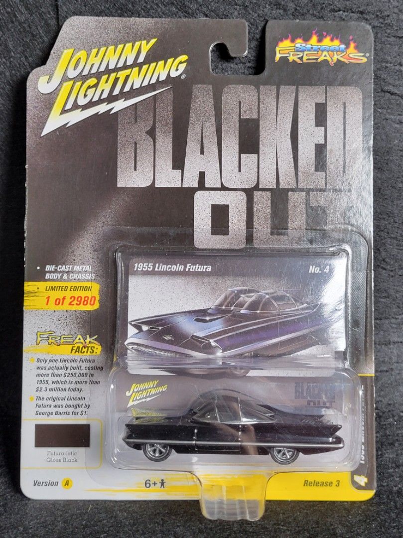 NEW USA Card Johnny Lightning Street Freaks BLACKED OUT Release 3 ...