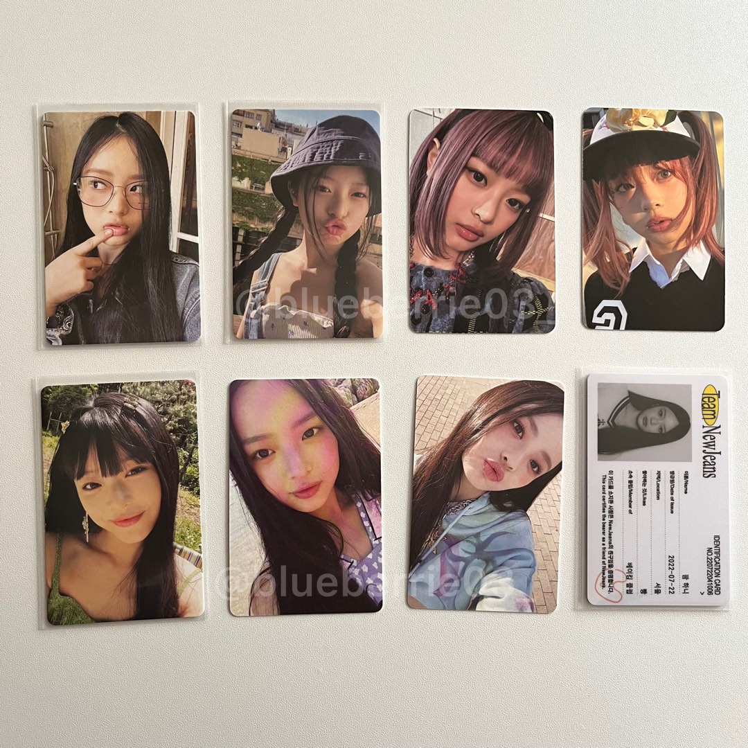 NewJeans Hanni OMG Bluebook Weverse Photocards, Hobbies & Toys, Memorabilia & Collectibles, K ...