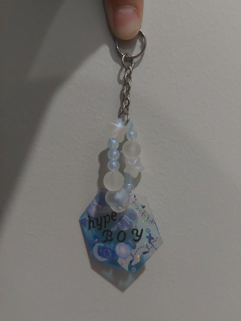 NewJeans Hype boy keychain, Hobbies & Toys, Stationery & Craft ...