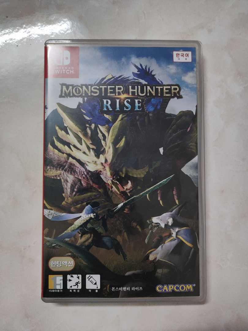 Nintendo Monster Hunter Rise Jpn Switch Game, Video Gaming, Video Games ...