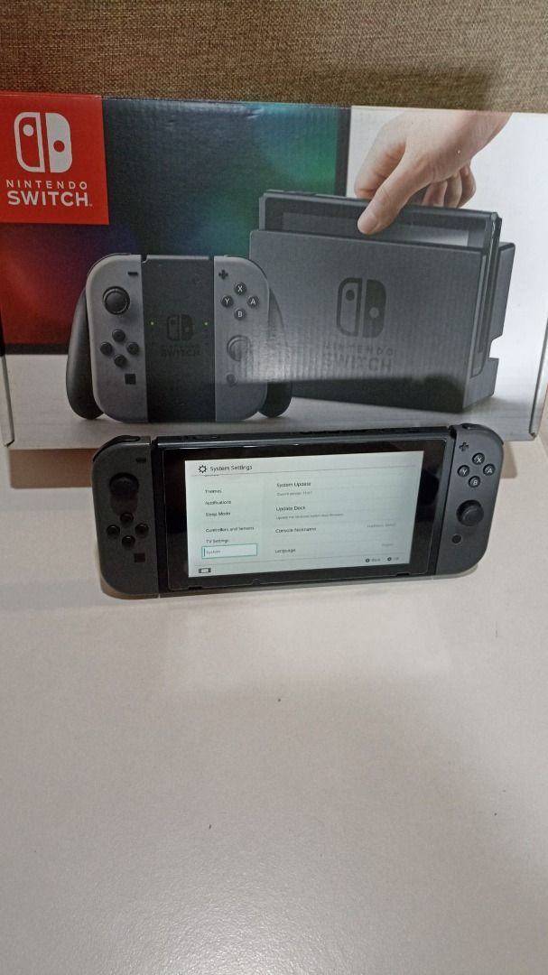 Nintendo Switch Full set with box, Video Gaming, Video Game Consoles ...