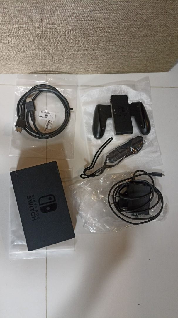 Nintendo Switch Full set with box, Video Gaming, Video Game Consoles ...