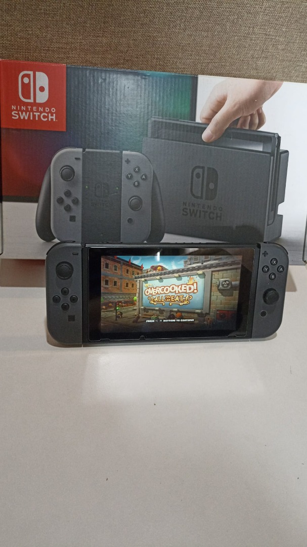 Nintendo Switch Full set with box, Video Gaming, Video Game Consoles ...