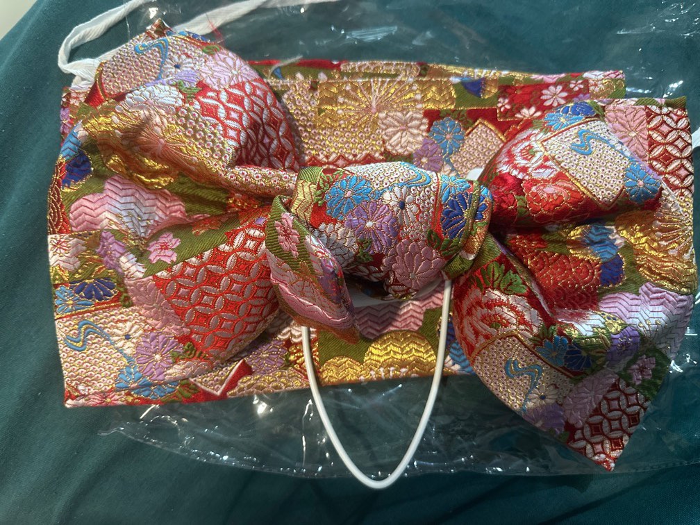 JAPANESE KIMONO/YUKATA BELT (OBI) with preset ribbon, Women's Fashion ...