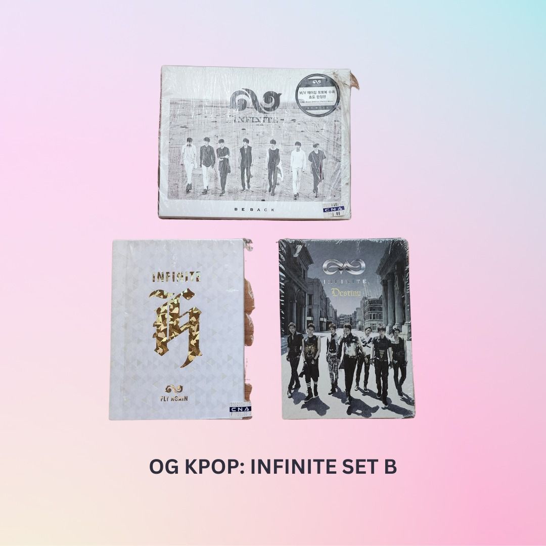 OG KPOP ALBUM: INFINITE Set B, Hobbies & Toys, Memorabilia ...