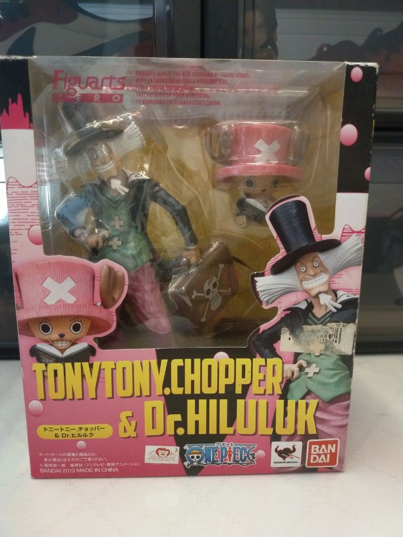 One piece TonyTony Chopper & Dr. Hiluluk (Bandai) complete set figures ...