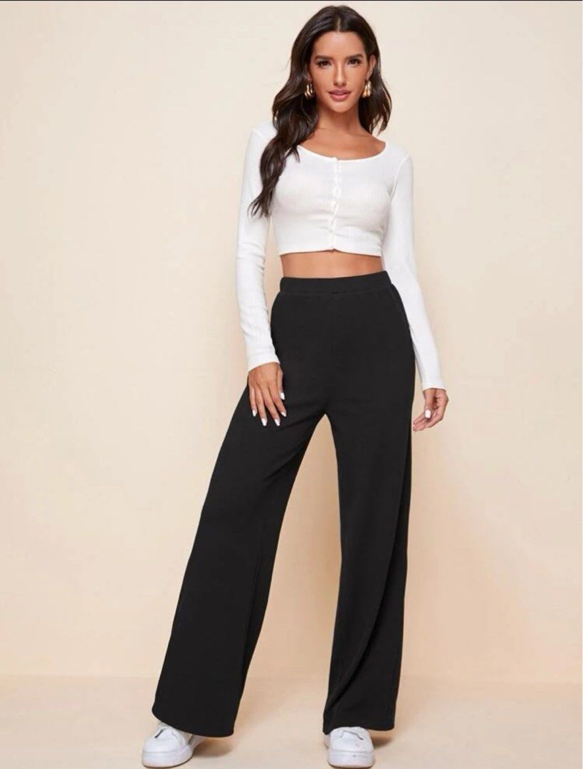 palazo pants, Women's Fashion, Bottoms, Other Bottoms on Carousell