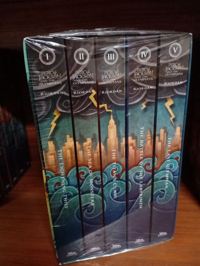 Percy Jackson Boxed Set, Hobbies & Toys, Books & Magazines, Fiction ...