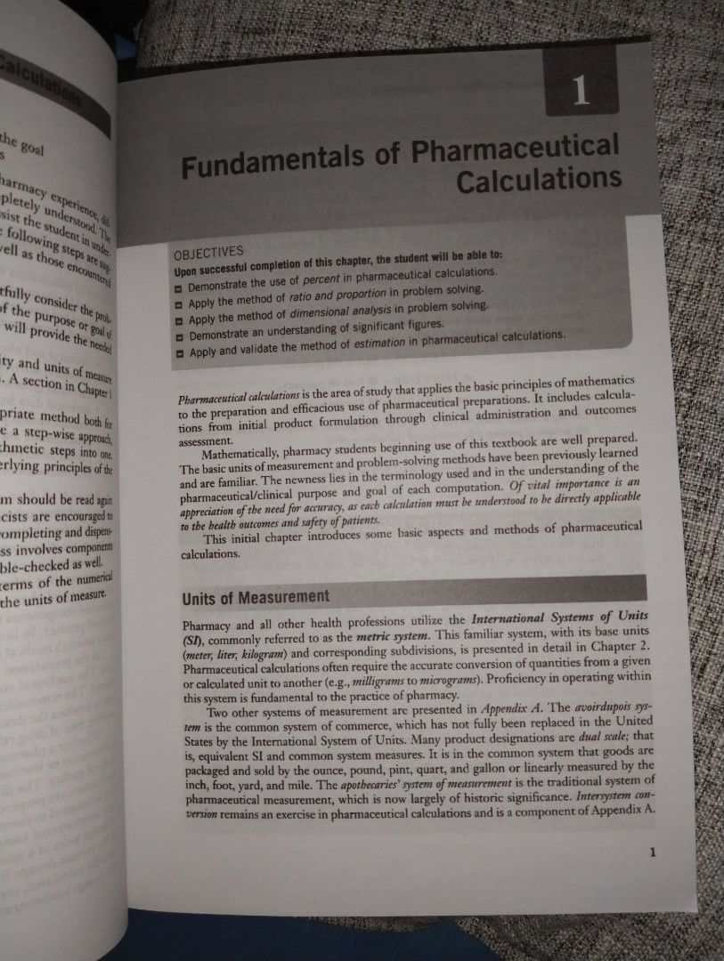 PHARMACEUTICAL CALCULATIONS 15TH EDITION, Hobbies & Toys, Books ...