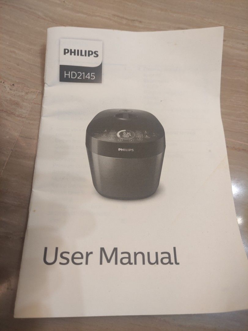 Philips HD2145 rice cooler inner pot, TV & Home Appliances, Kitchen ...