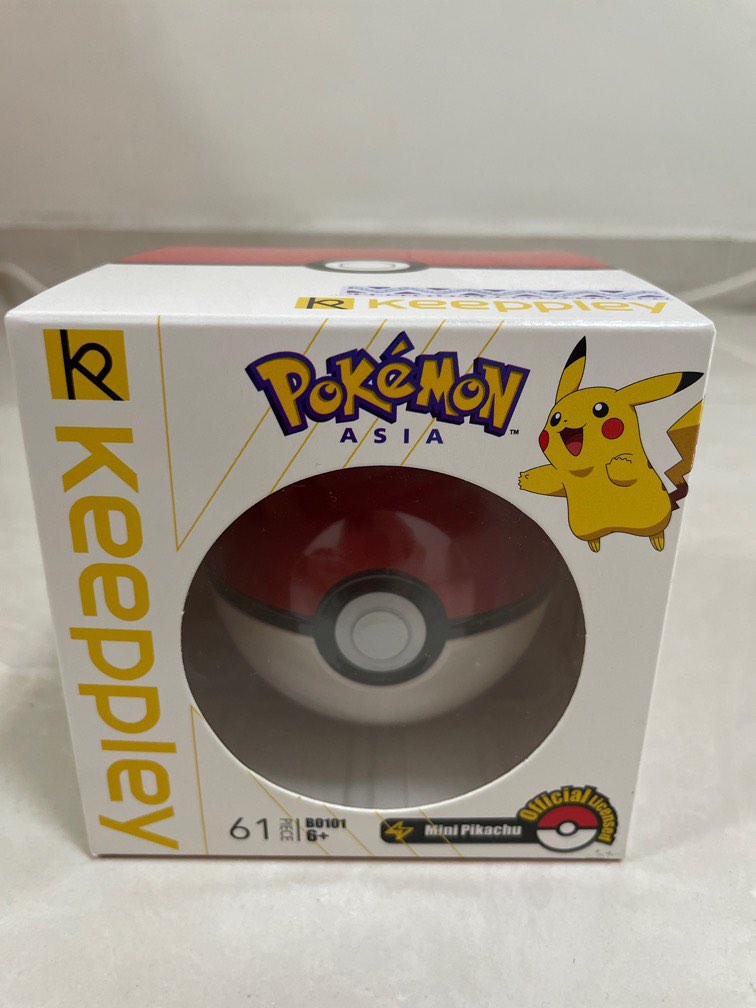 Pikachu Pokeball Keeppley, Hobbies & Toys, Toys & Games on Carousell