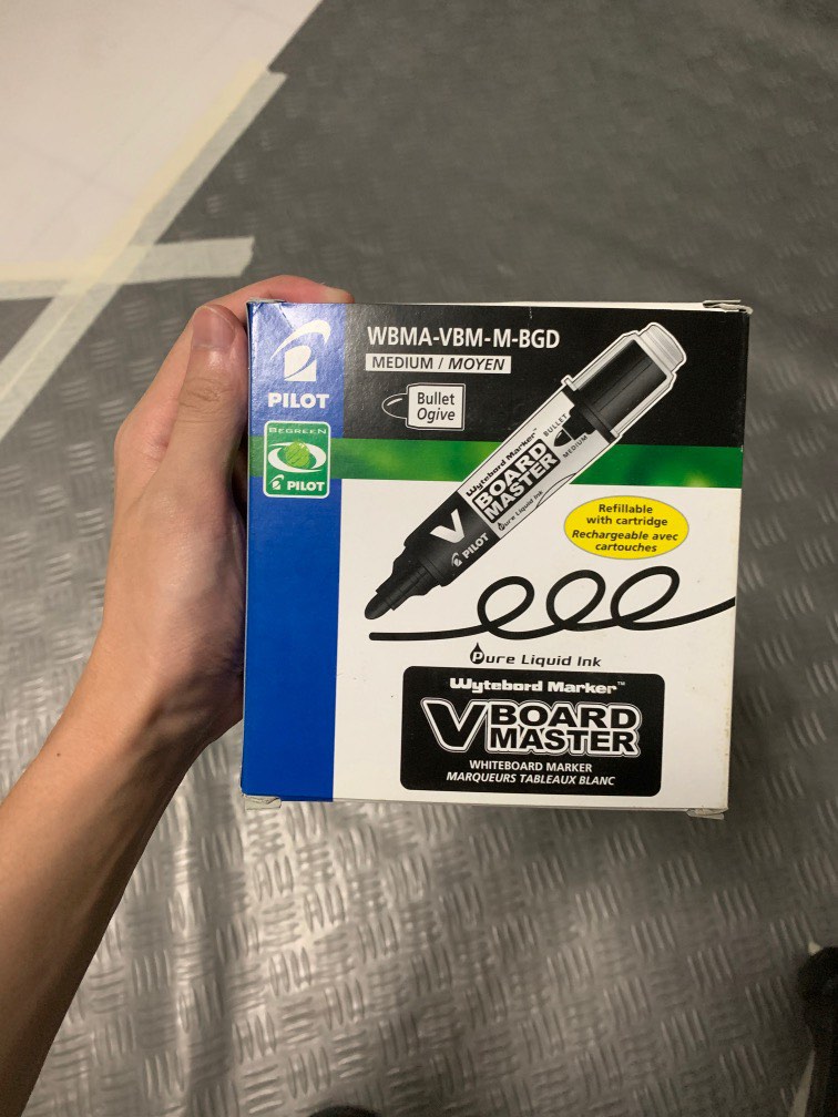 Pilot V Boardmaster Markers Blue 12x, Hobbies & Toys, Stationery ...