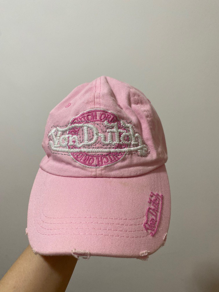 Pink Von Dutch Cap, Women's Fashion, Watches & Accessories, Hats ...