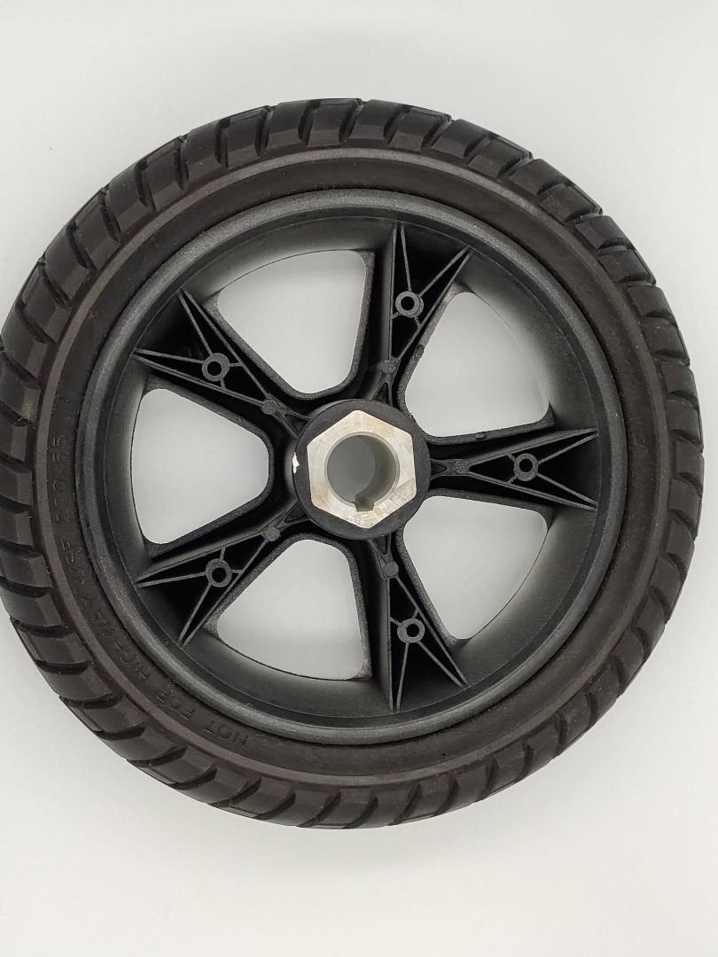 PMA Solid tyre with rim for four wheels PMA 220 X 65, Sports Equipment ...