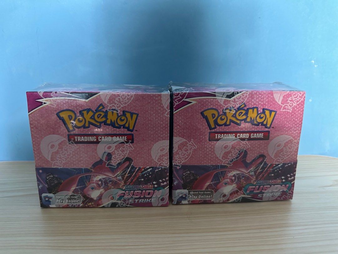 Pokemon TCG Fusion strike booster box | Mew vmax aa | gengar vmax aa ...