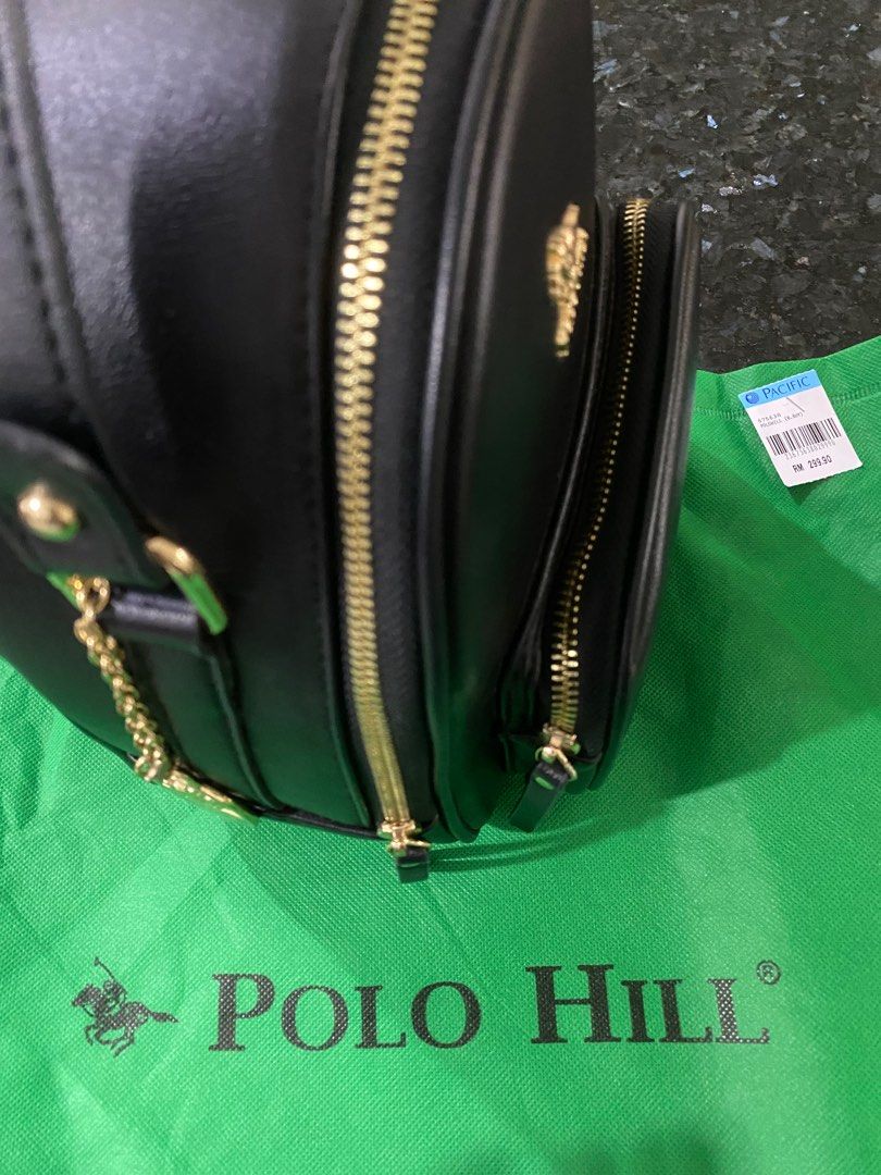 Polo Hill Mini Backpack Black, Women's Fashion, Bags & Wallets ...