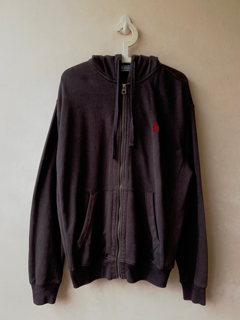 Polo RL zip up hoodie on Carousell