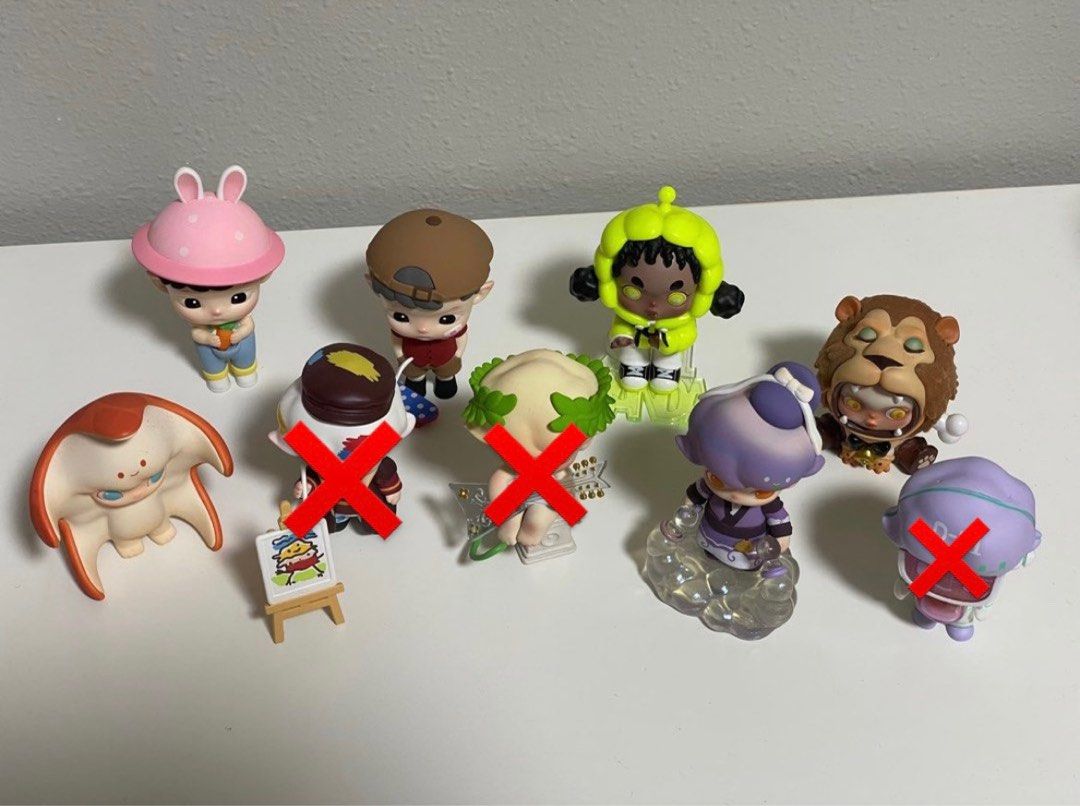 POPMART $10 EACH DIMOO | HACIPUPU | ADDAMS FAMILY | | SKULL PANDA ...