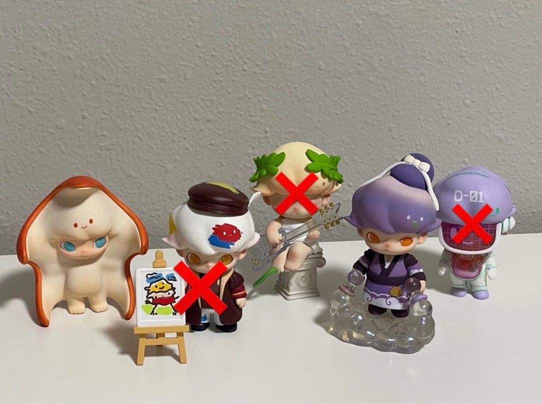 POPMART $10 EACH DIMOO | HACIPUPU | ADDAMS FAMILY | | SKULL PANDA ...