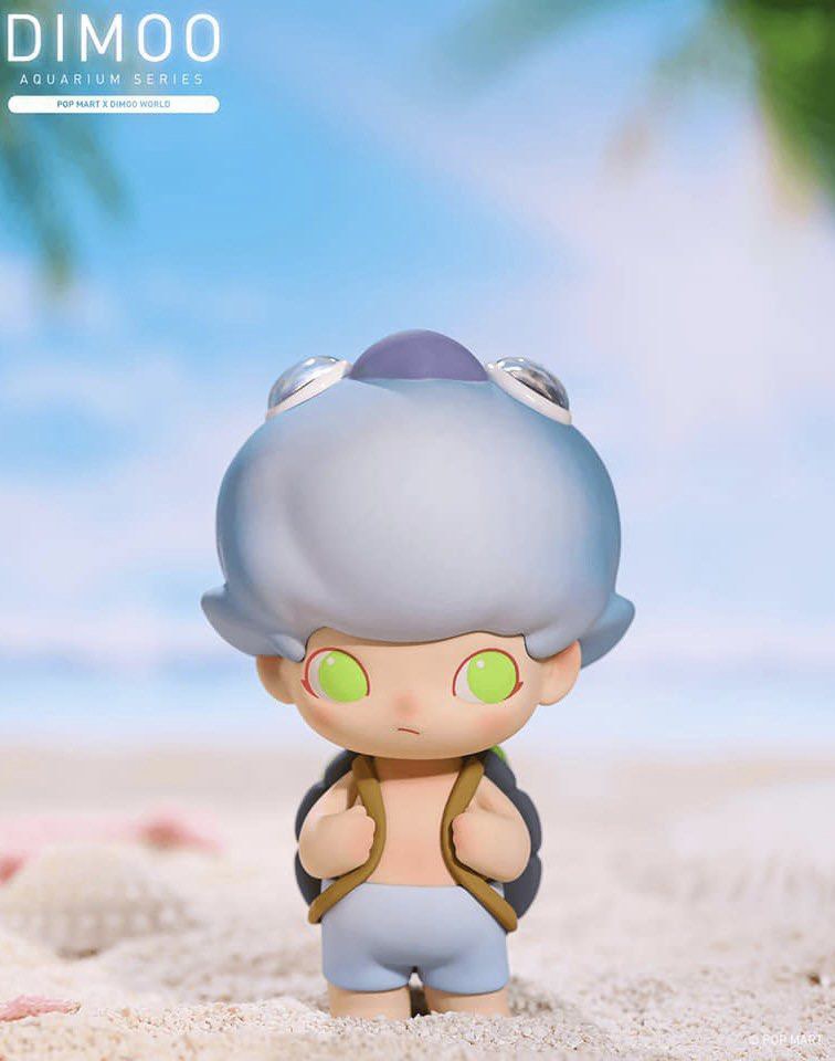 Popmart Dimoo Aquarium Series: Turtle, Hobbies & Toys, Toys & Games on ...