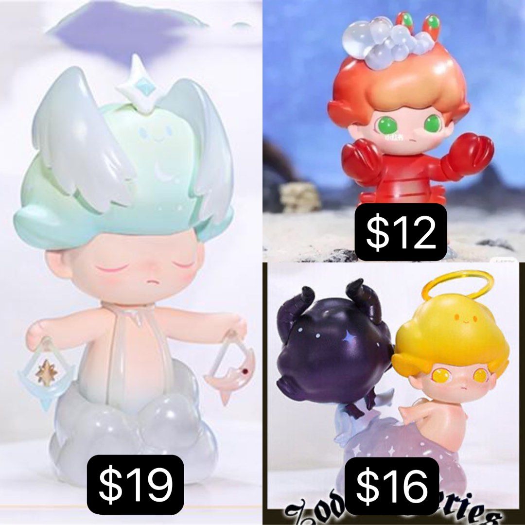 Popmart Dimoo zodiac series libra cancer, Hobbies & Toys, Toys & Games ...