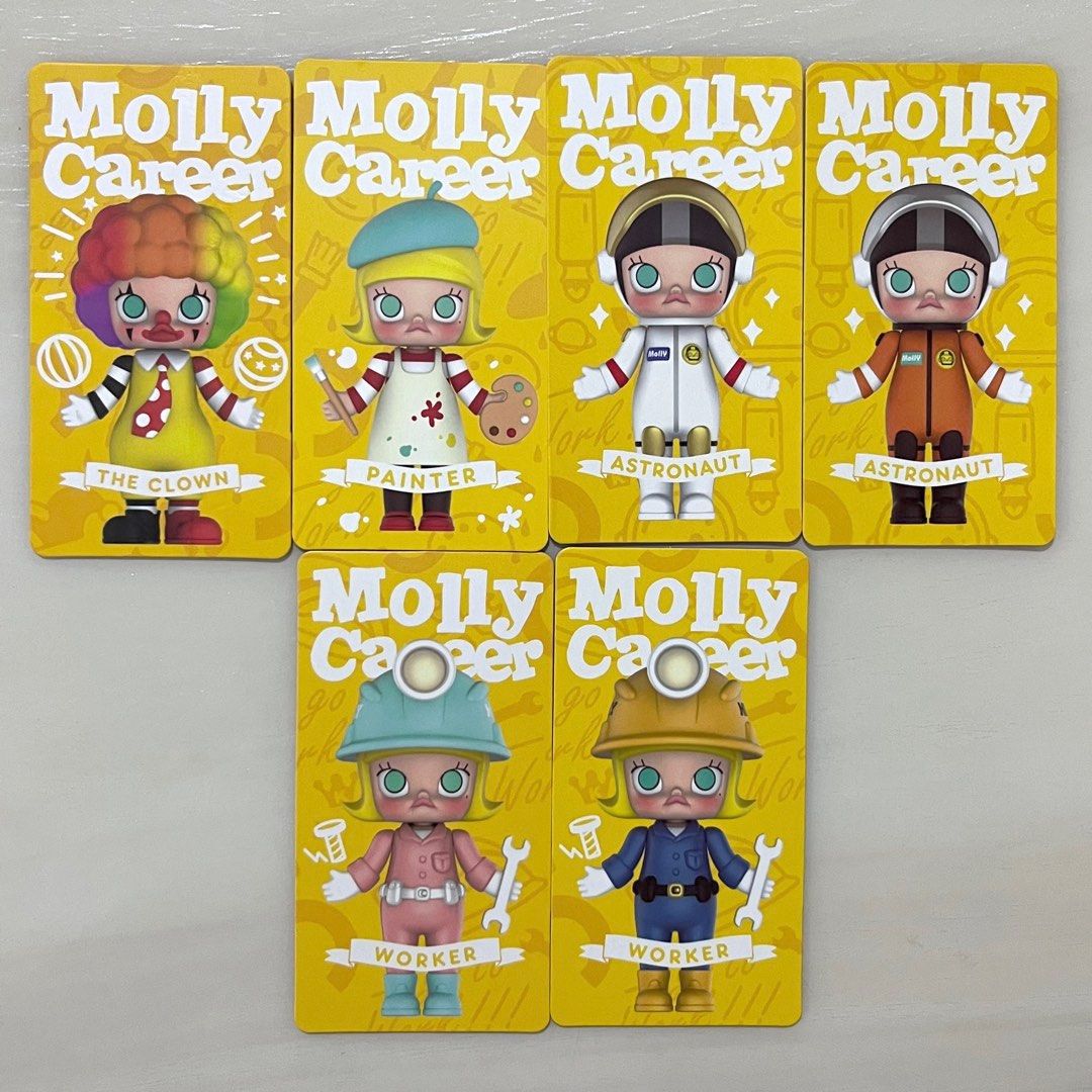 Popmart Molly Career, Hobbies & Toys, Toys & Games on Carousell